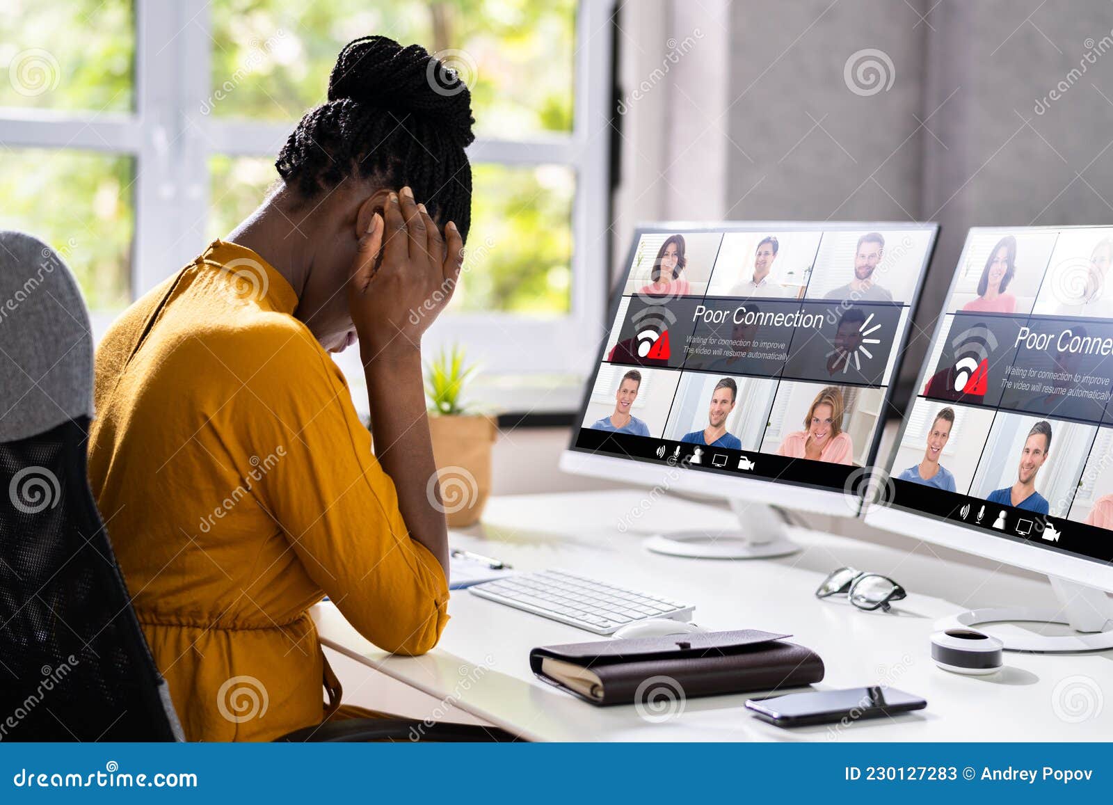 Bad Connection Video Problems Stock Image - Image of problem, call ...