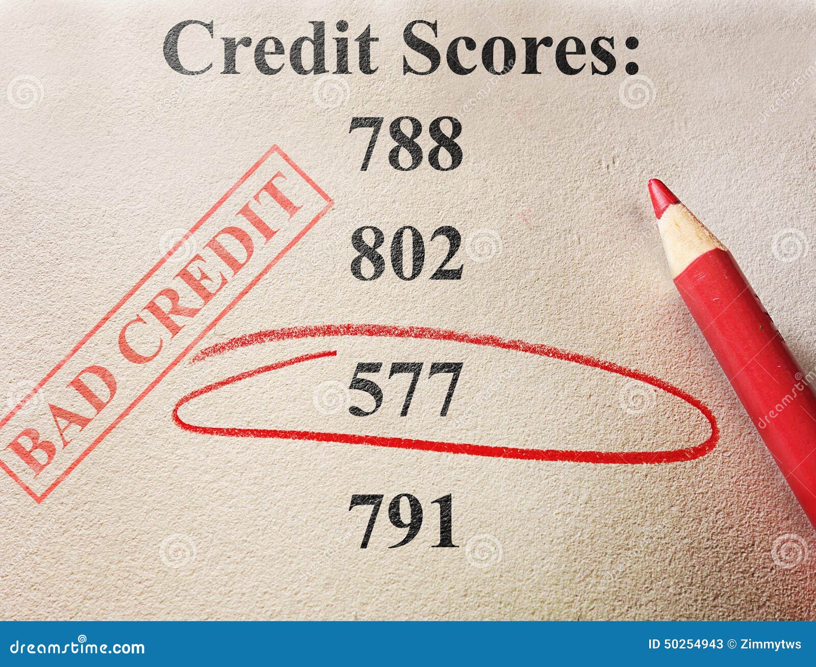 Bad credit score stock image. Image of application, number - 50254943