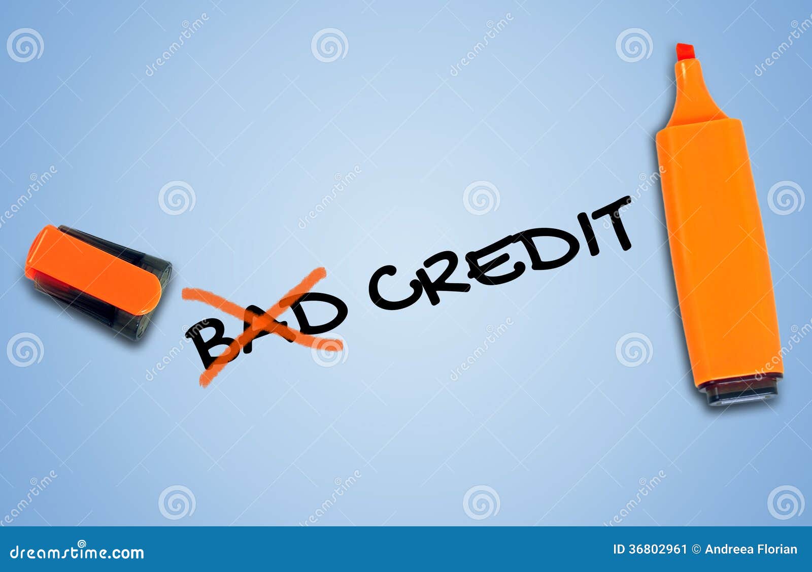 Bad credit word stock image. Image of decision, financial - 36802961