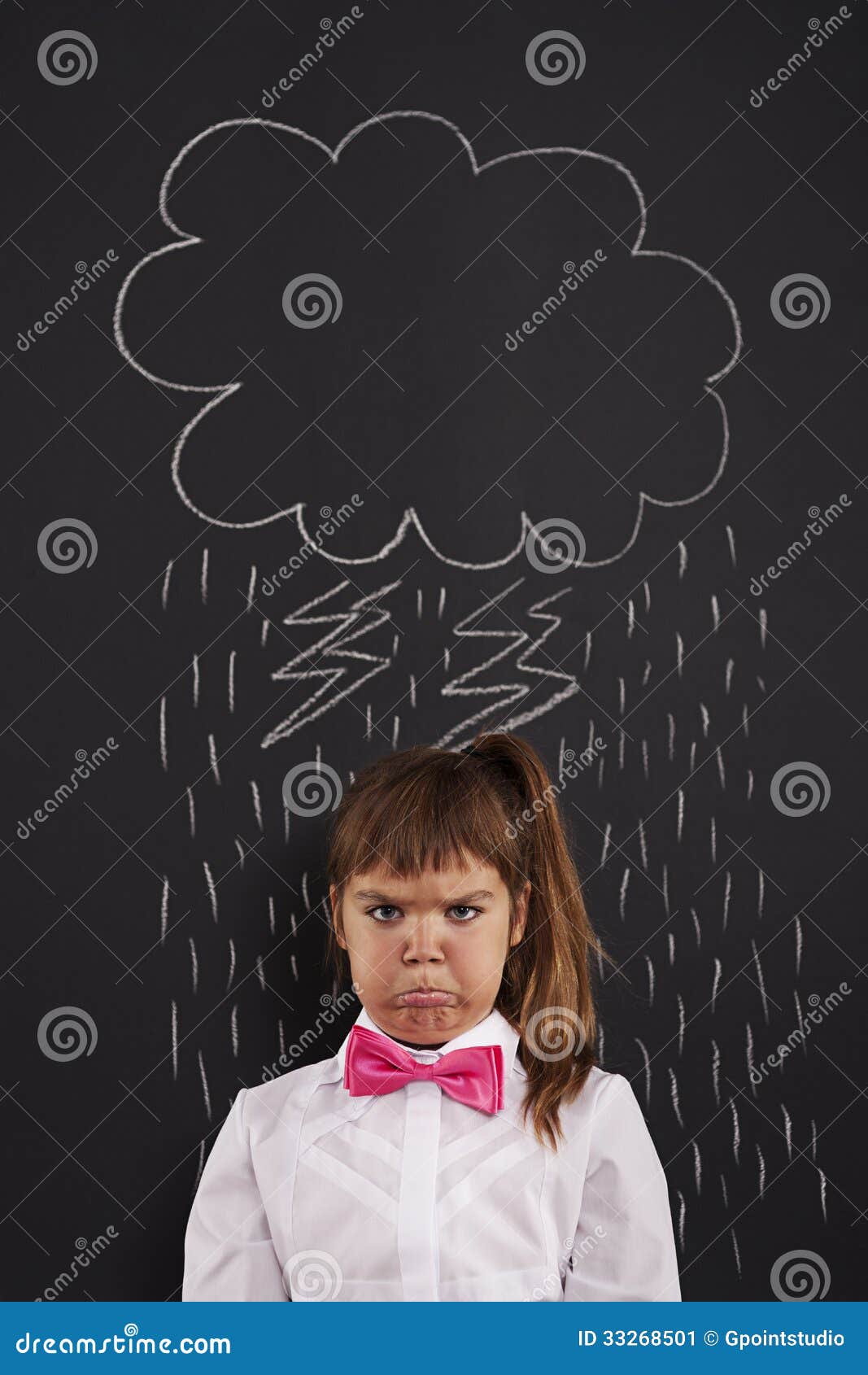 Bad day stock image. Image of despair, face, drawing - 33268501