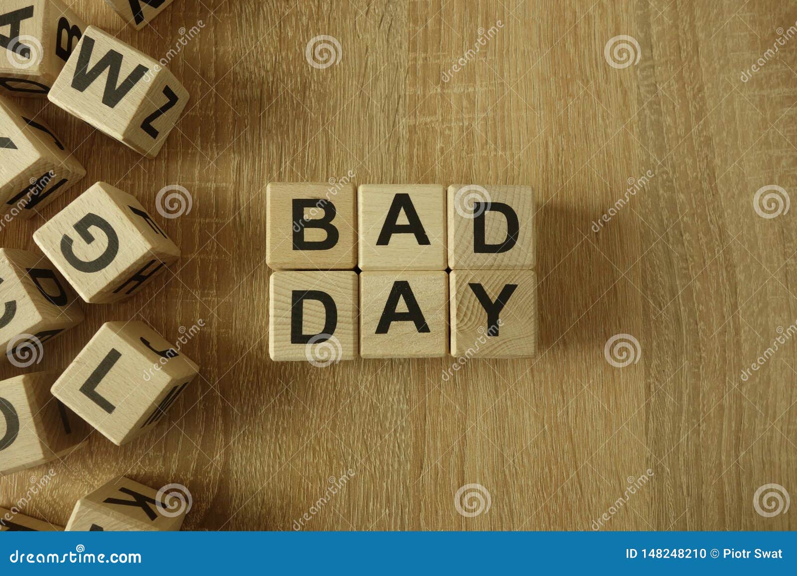 Bad Day Text from Wooden Blocks Stock Photo - Image of exhausted ... Bad Day Text from Wooden Blocks Stock Photo - Image of exhausted ...