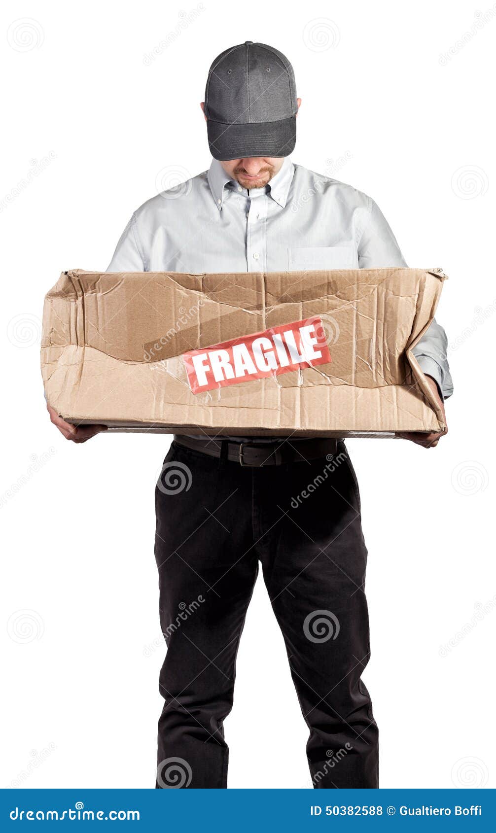 Bad delivery stock photo. Image of cargo, delivery, caucasian - 50382588