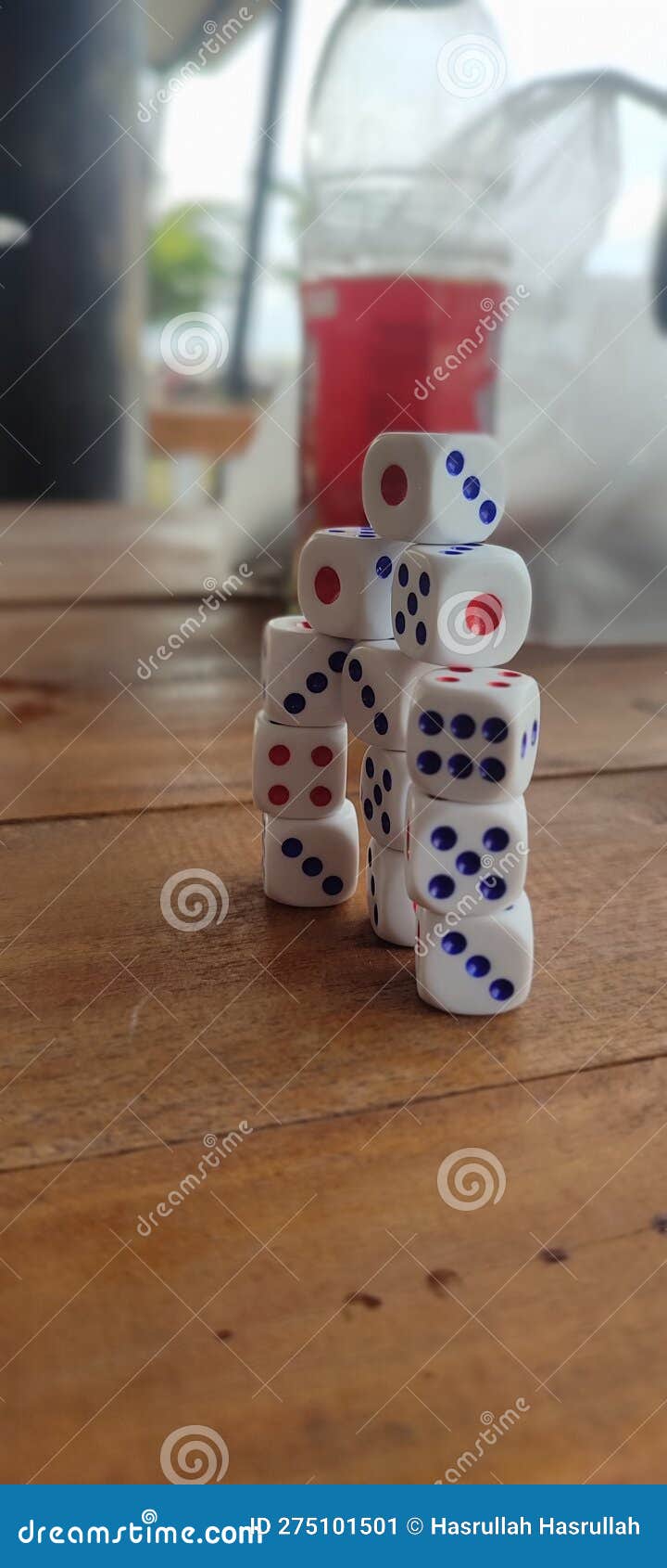 Bad dice arrangement stock image. Image of bored, arrangement - 275101501