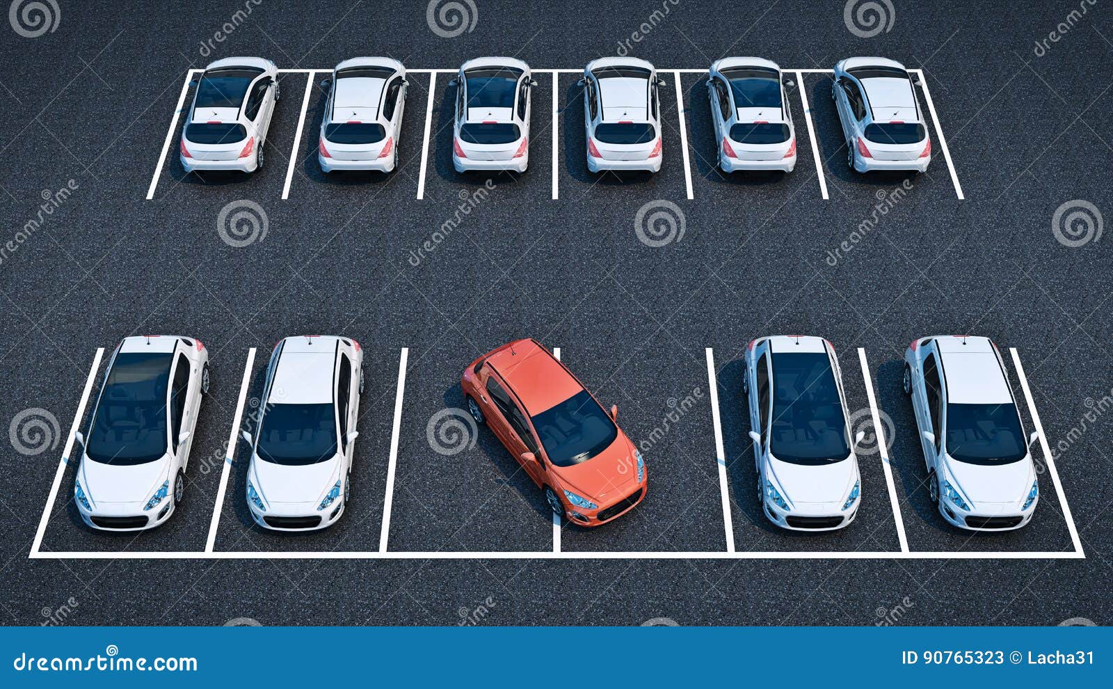 Bad Driver on Parking. stock illustration. Illustration of funny - 90765323