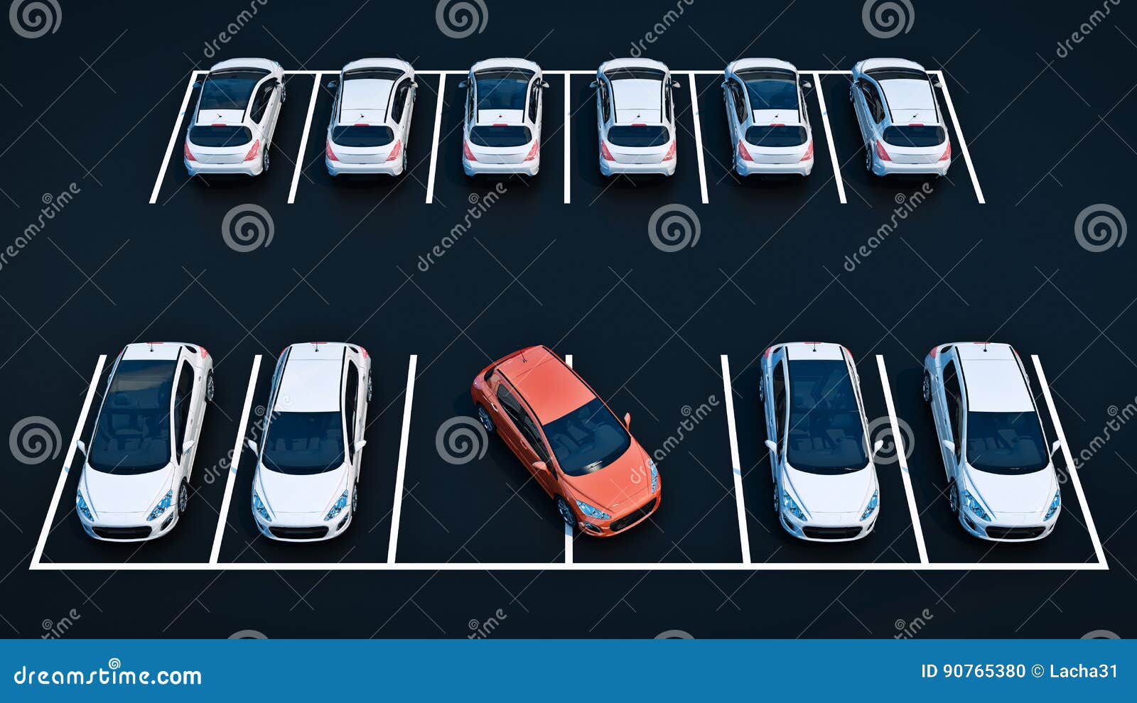 Bad Driver on Parking. stock illustration. Illustration of scratched ...