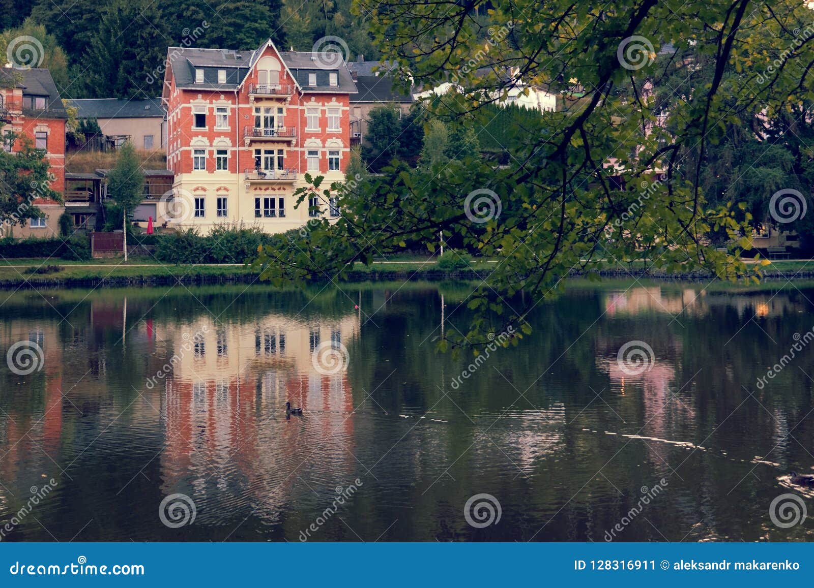 Bad Elster, Germany August 29, 2018: the Resort Architectural Ensemble ...