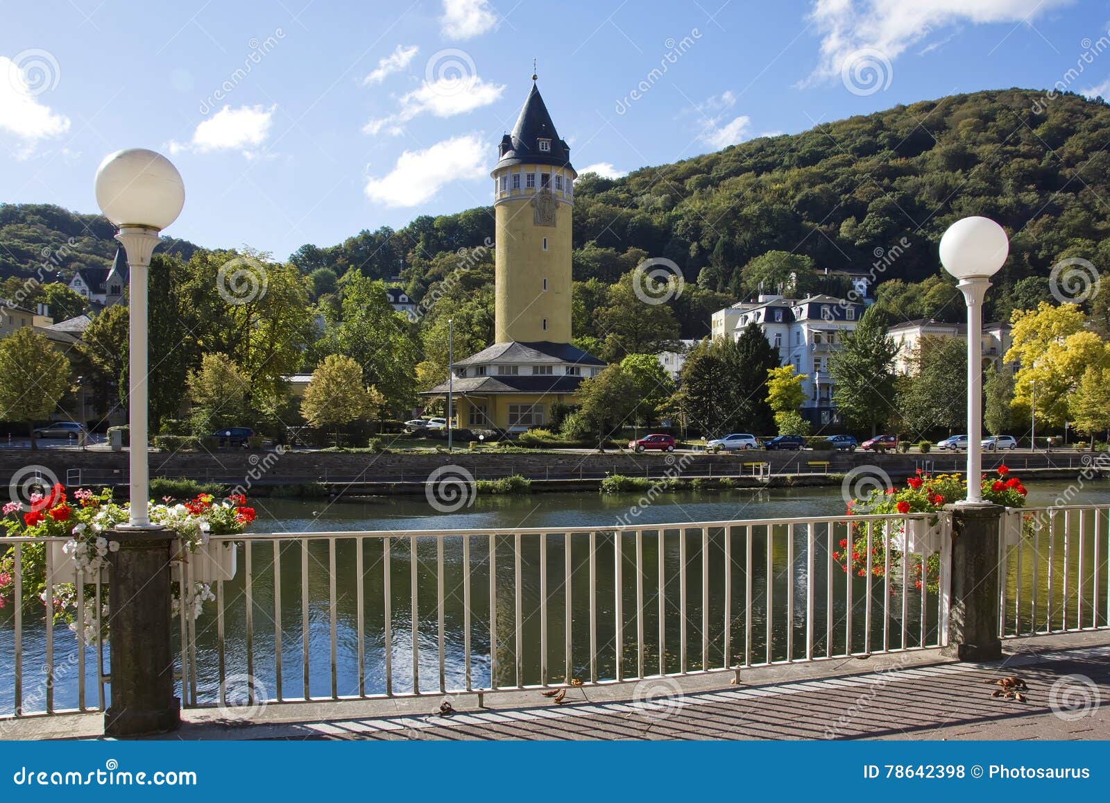 Bad Ems stock photo. Image of season, lahn, reflecting - 78642398