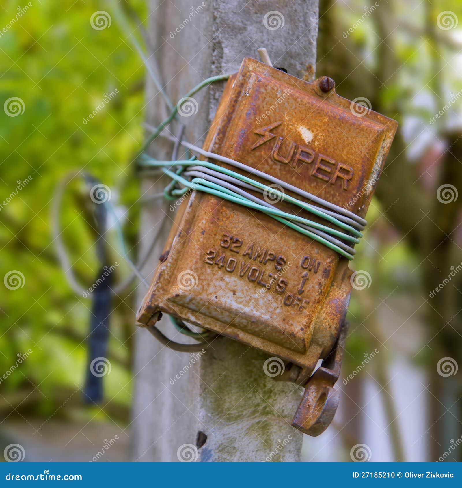 Bad Example of Junction Box Stock Photo - Image of volt, corrosion ...