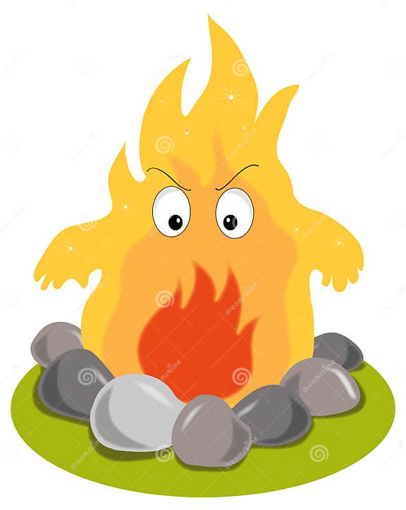 Bad fire stock illustration. Illustration of design, warm - 15564211