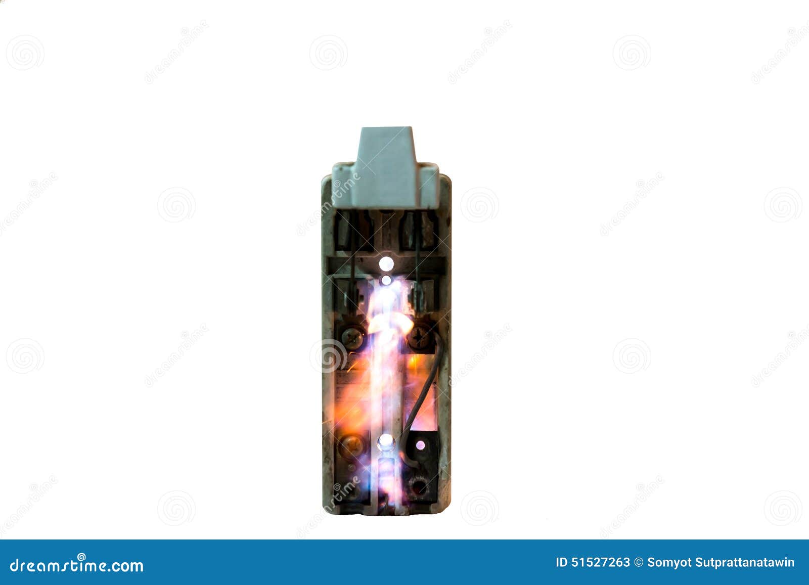 Bad Fuse Cutout Electric Spark Danger Stock Image - Image of fuse ...
