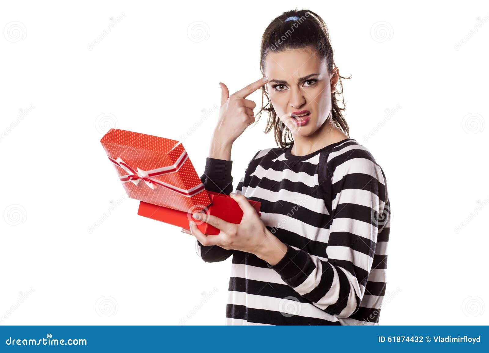 Bad gift stock photo. Image of hand, disgust, holding - 61874432