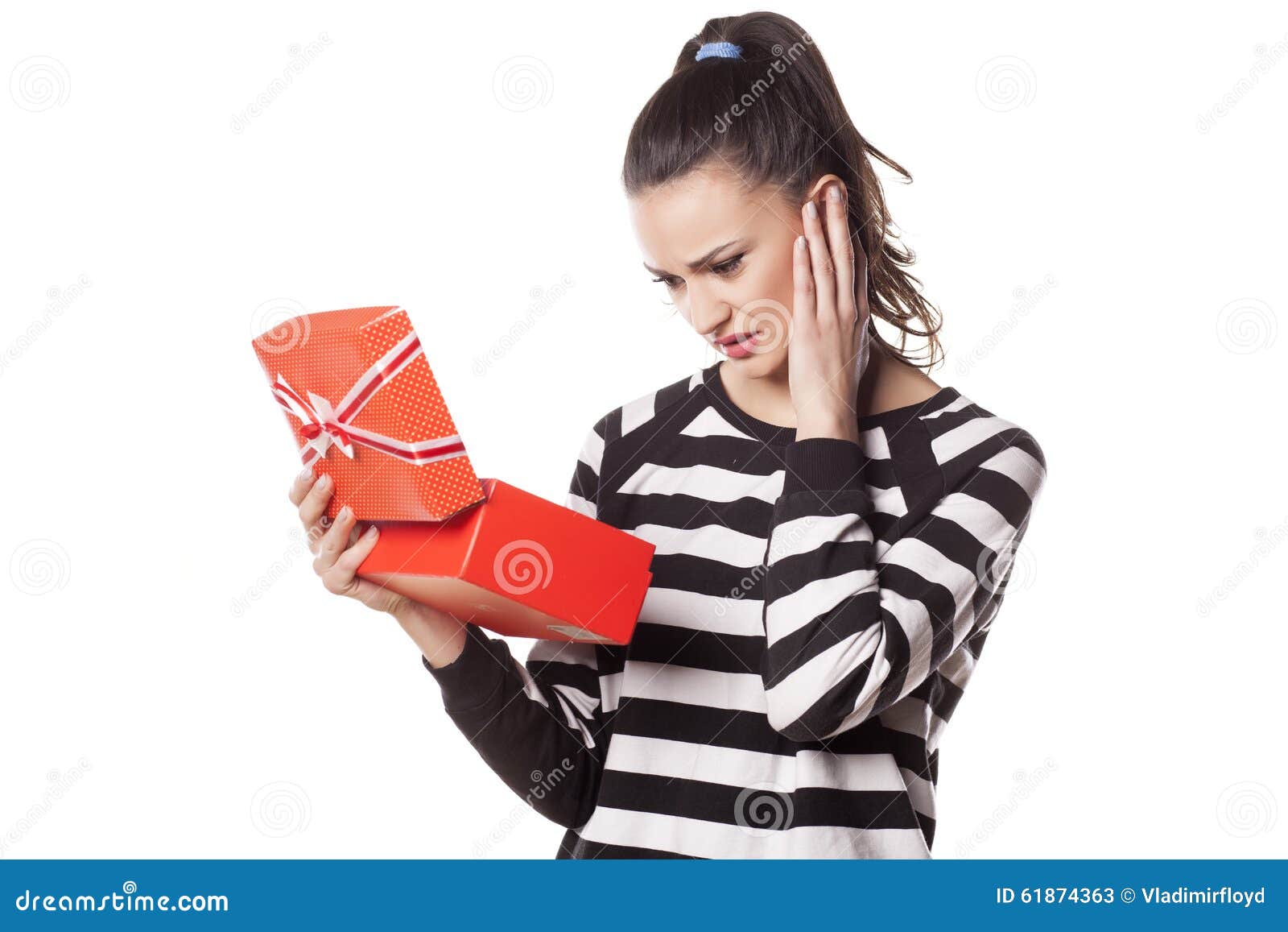 Bad gift stock image. Image of expression, hand, gift - 61874363