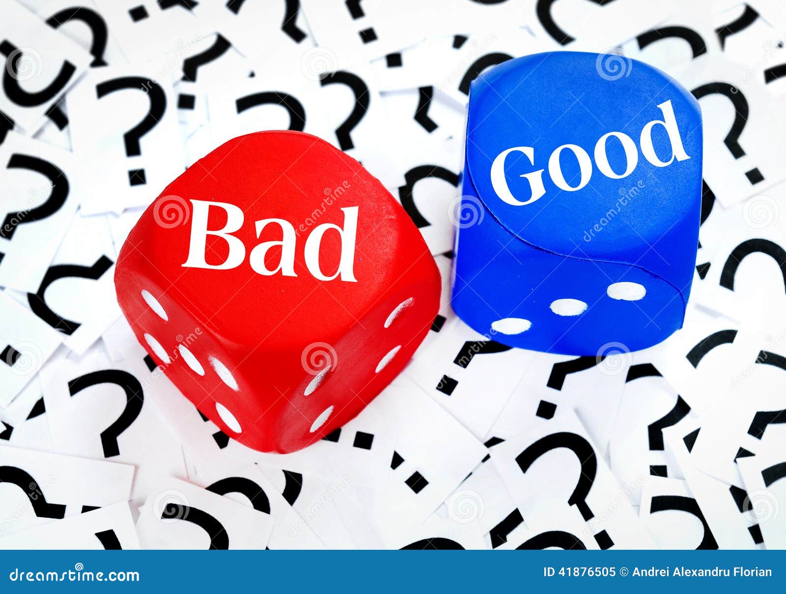 Bad or Good word stock image. Image of doubt, choose - 41876505