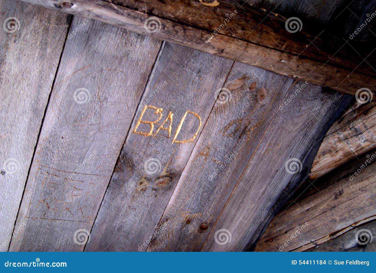 Bad Graffiti stock photo. Image of message, grunge, grain - 54411184