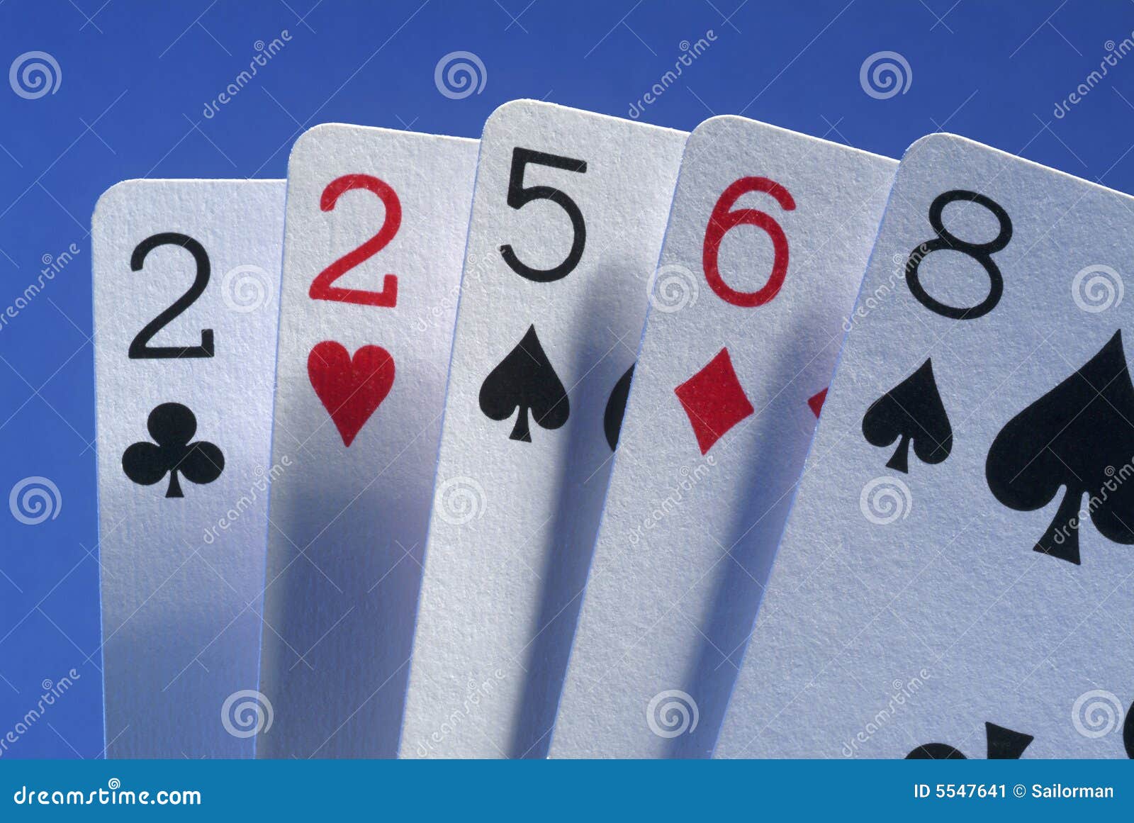 A bad hand stock image. Image of pair, gamble, poker, luck - 5547641