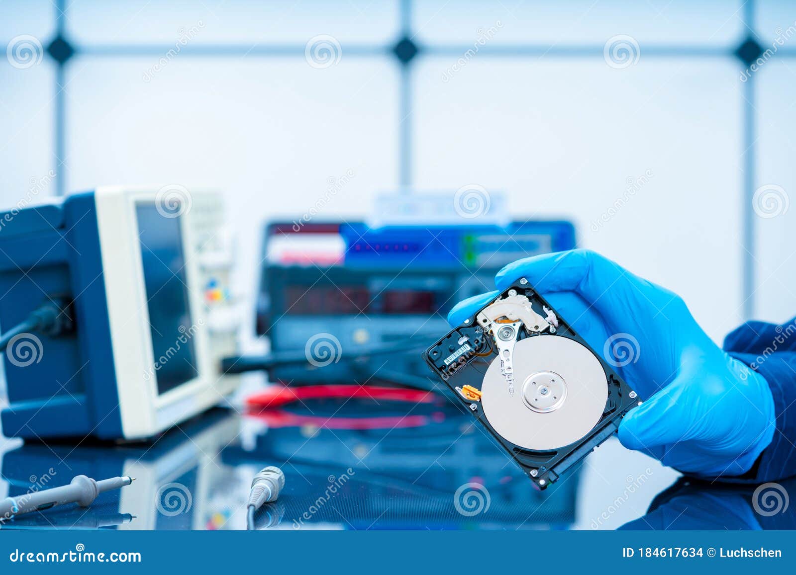 Bad HDD Hard Drive in Data Recovery Service Stock Photo - Image of ...