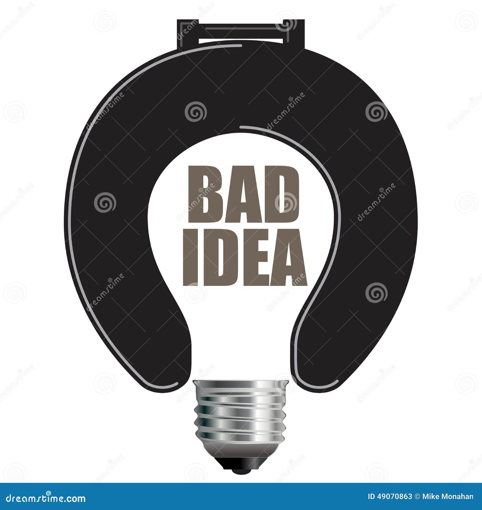 Bad Idea Concept stock vector. Illustration of drunk - 49070863