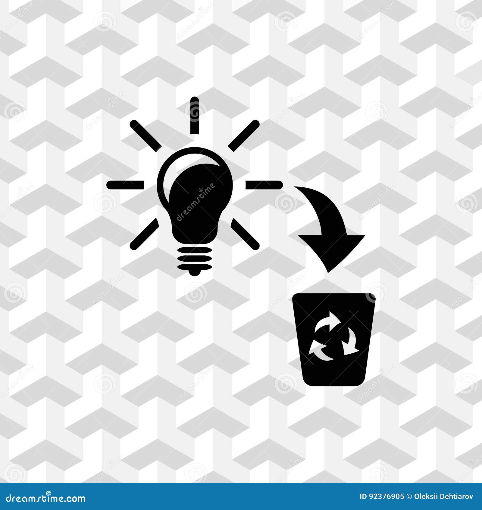 Bad Idea Icon Stock Vector Illustration Flat Design Stock Vector ...
