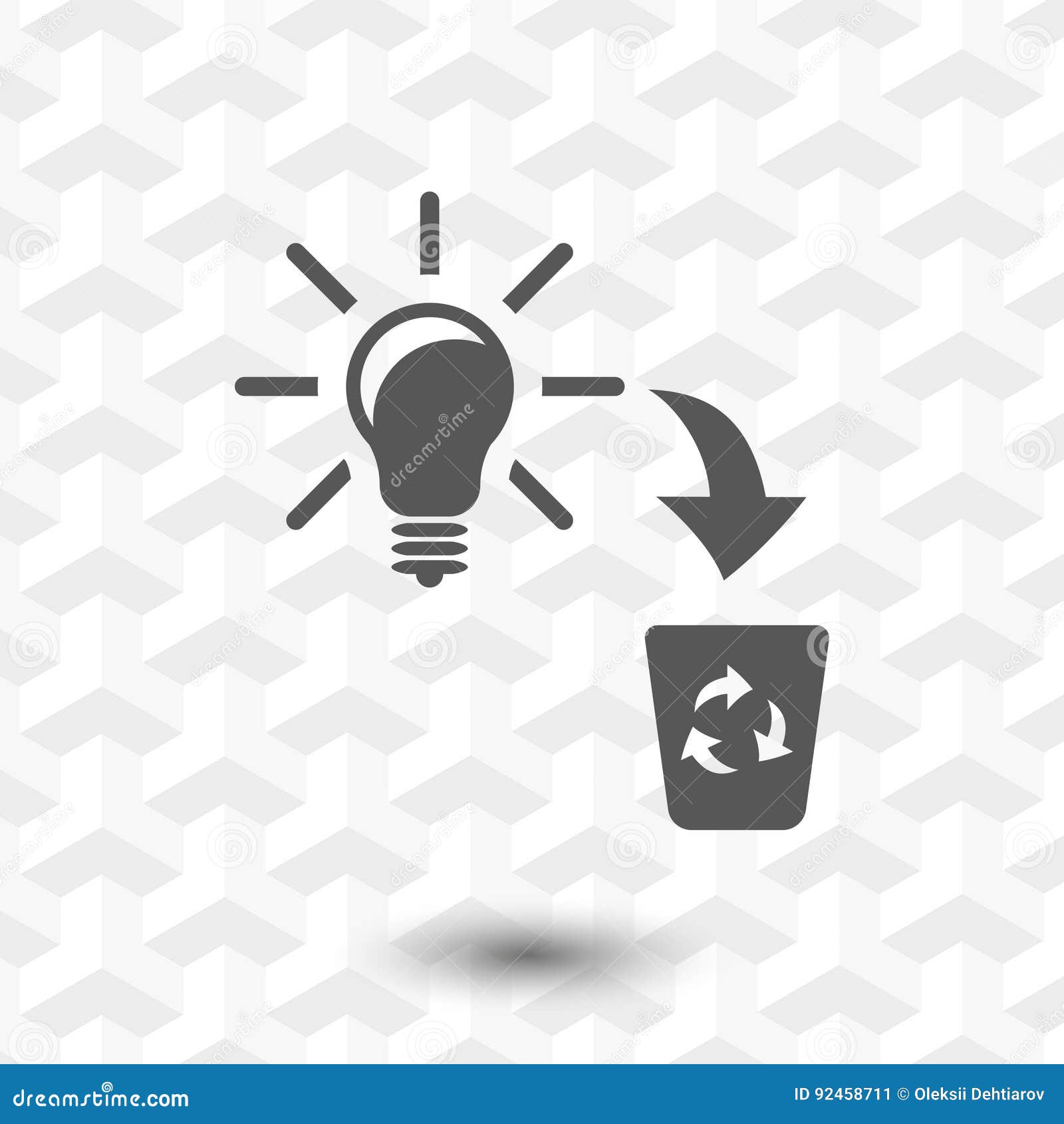 Bad Idea Icon Stock Vector Illustration Flat Design Stock Vector ...