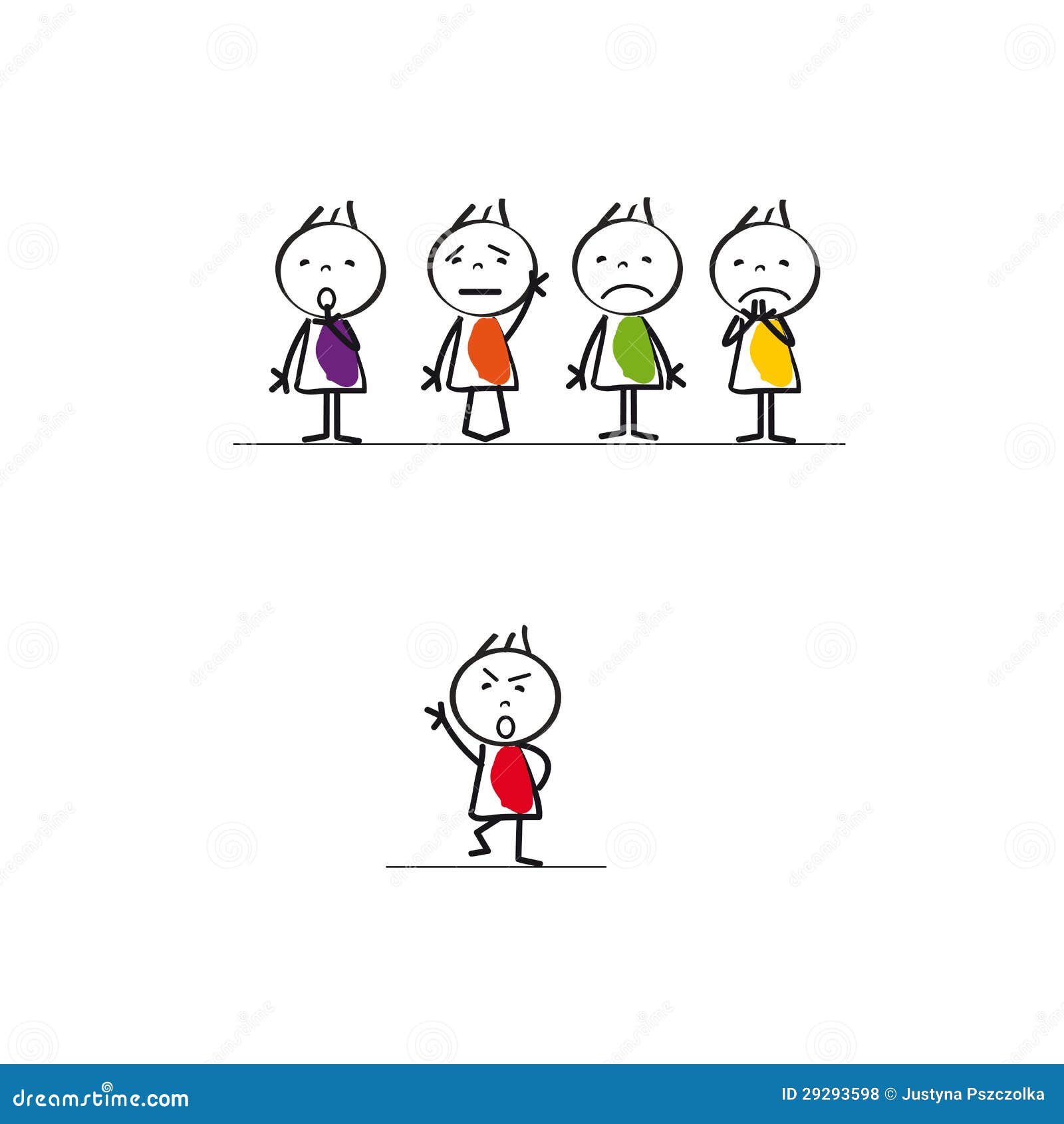 Bad leader stock illustration. Illustration of idea, abstract - 29293598