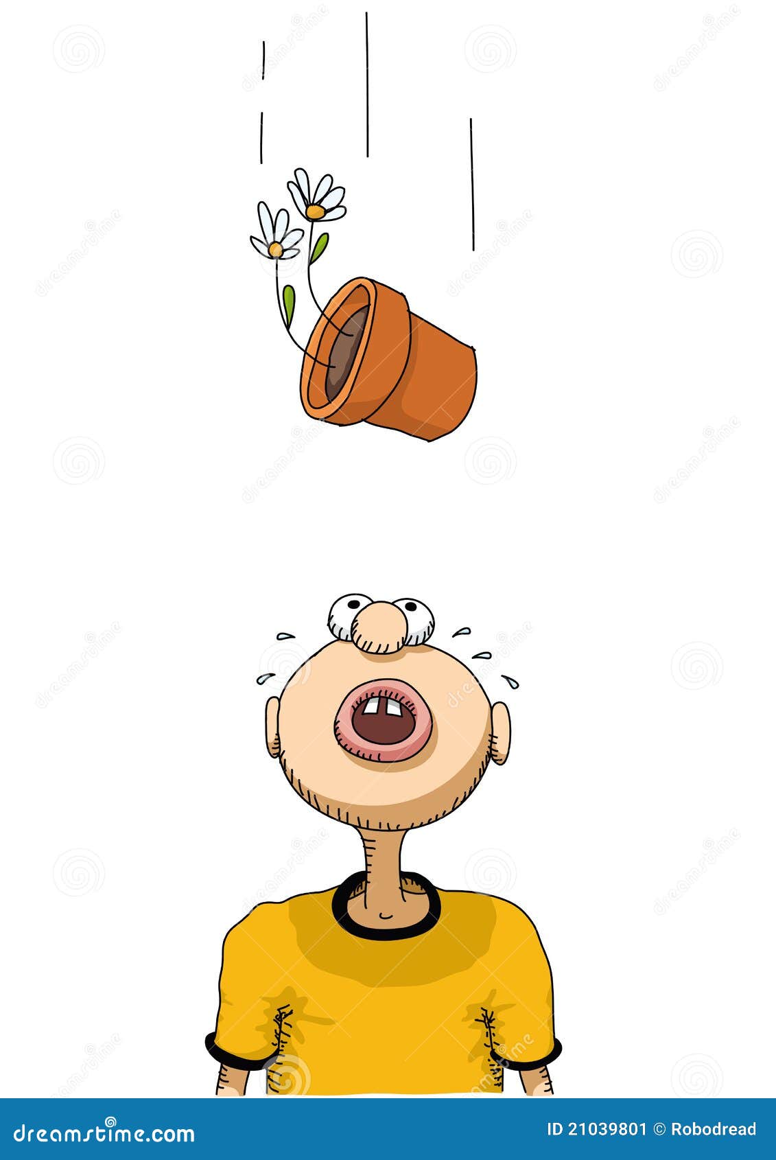Bad luck stock vector. Illustration of unfortunate, vector - 21039801