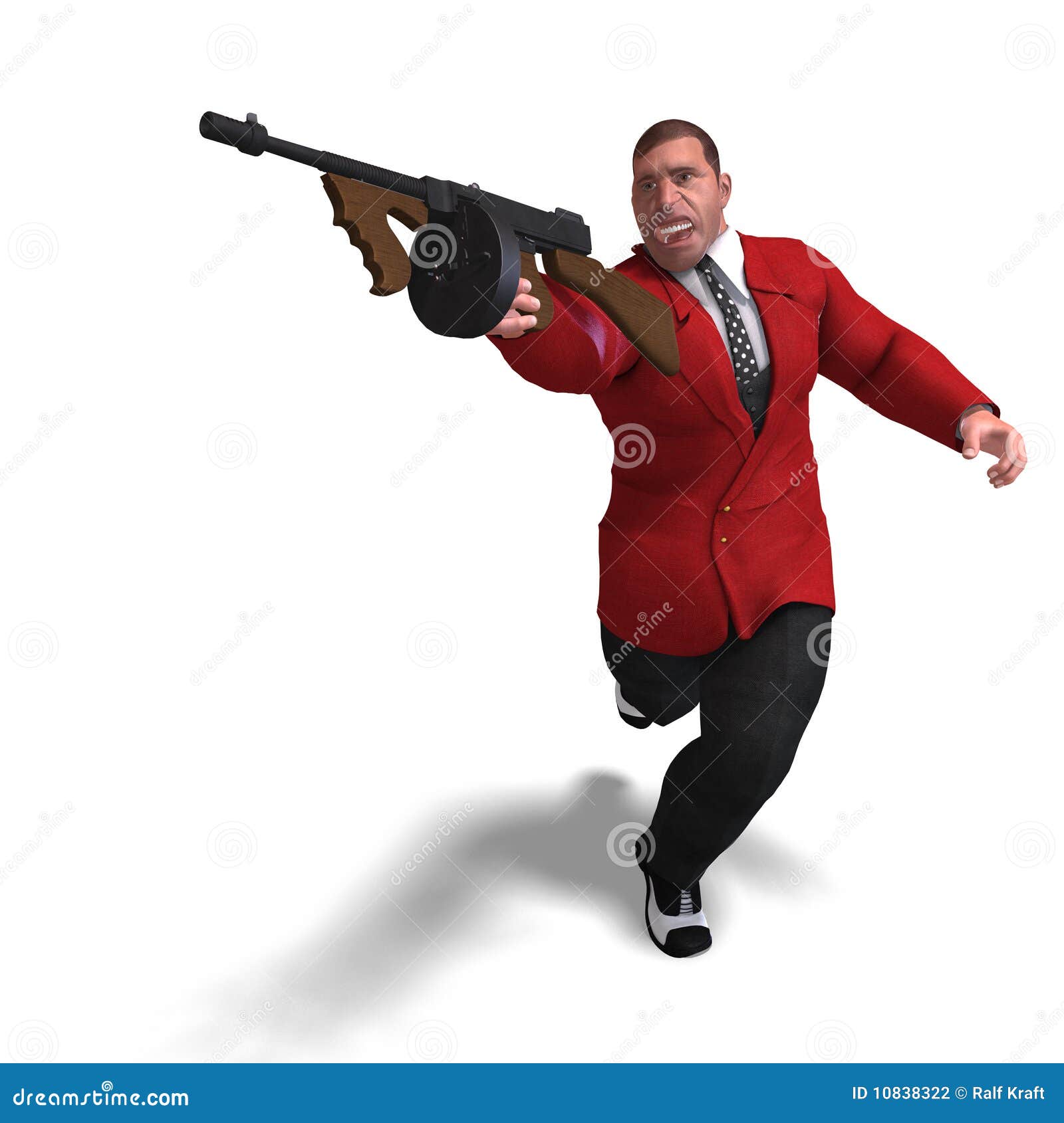 Bad mafia gun man stock illustration. Illustration of gunman - 10838322