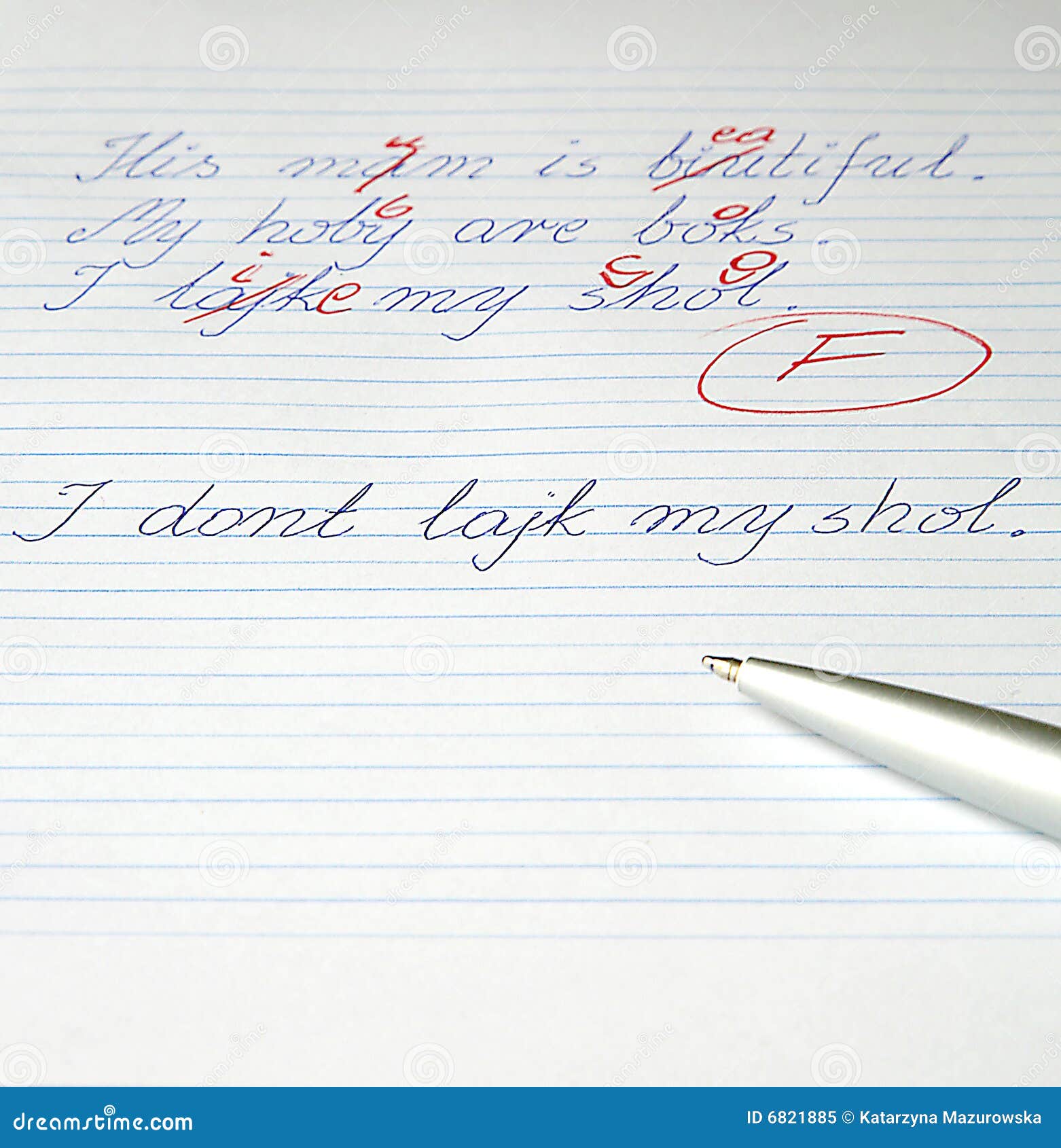 Bad mark. stock image. Image of line, like, dislike, anger - 6821885