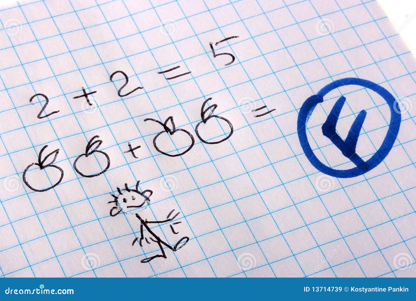 Bad mark F stock image. Image of equally, plus, child - 13714739