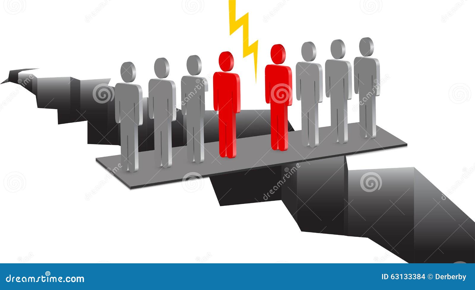 Bad meeting stock vector. Illustration of awareness, development - 63133384