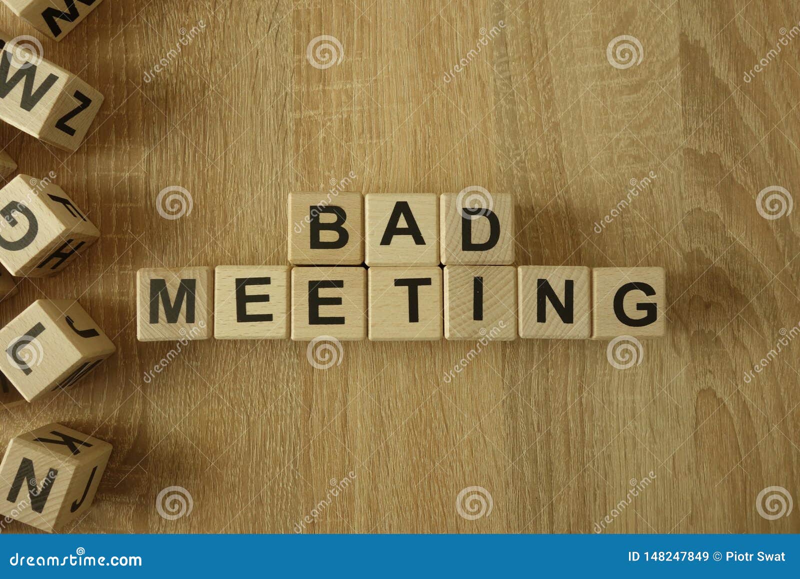 Bad Meeting Text from Wooden Blocks Stock Image - Image of aggression ... Bad Meeting Text from Wooden Blocks Stock Image - Image of aggression ...