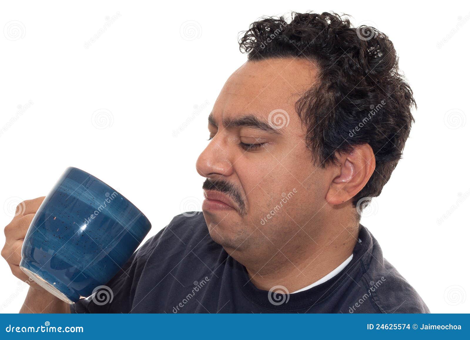 Bad Morning Coffee stock photo. Image of portrait, messy - 24625574