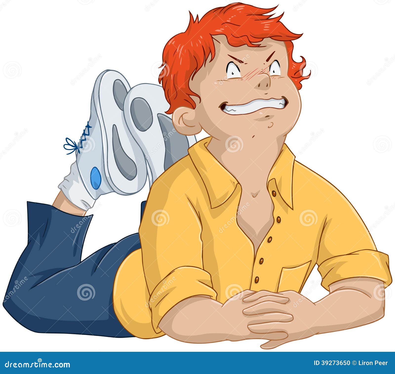 Four-headed Winged Leopard. Mythological Creature Vector Illustration ...