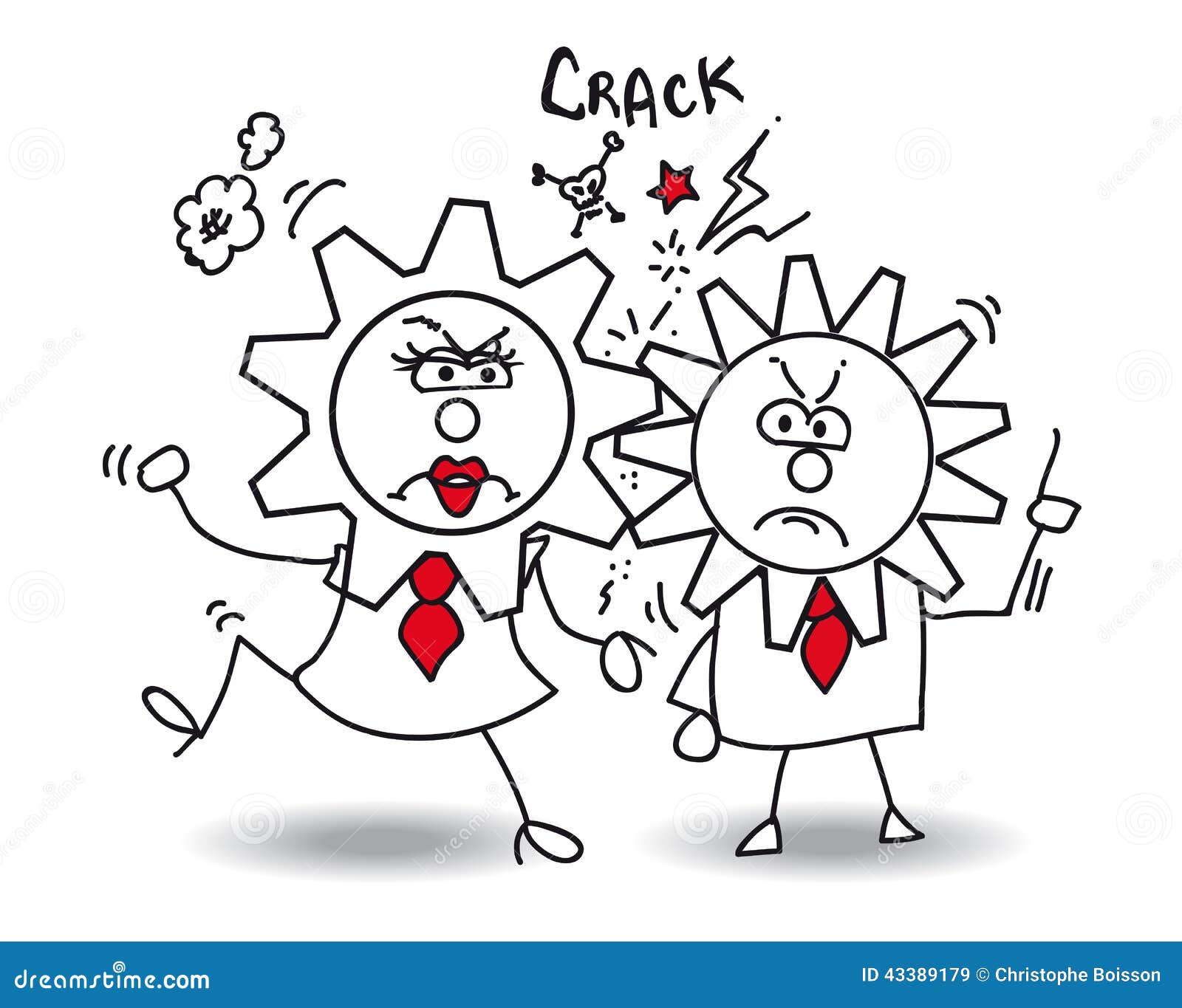 Bad relationships stock illustration. Illustration of difficulties ...