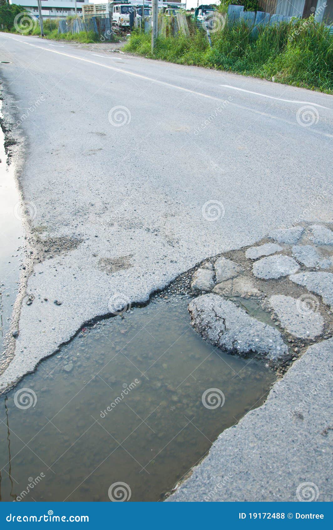 Bad road stock photo. Image of wheel, track, lane, thai - 19172488