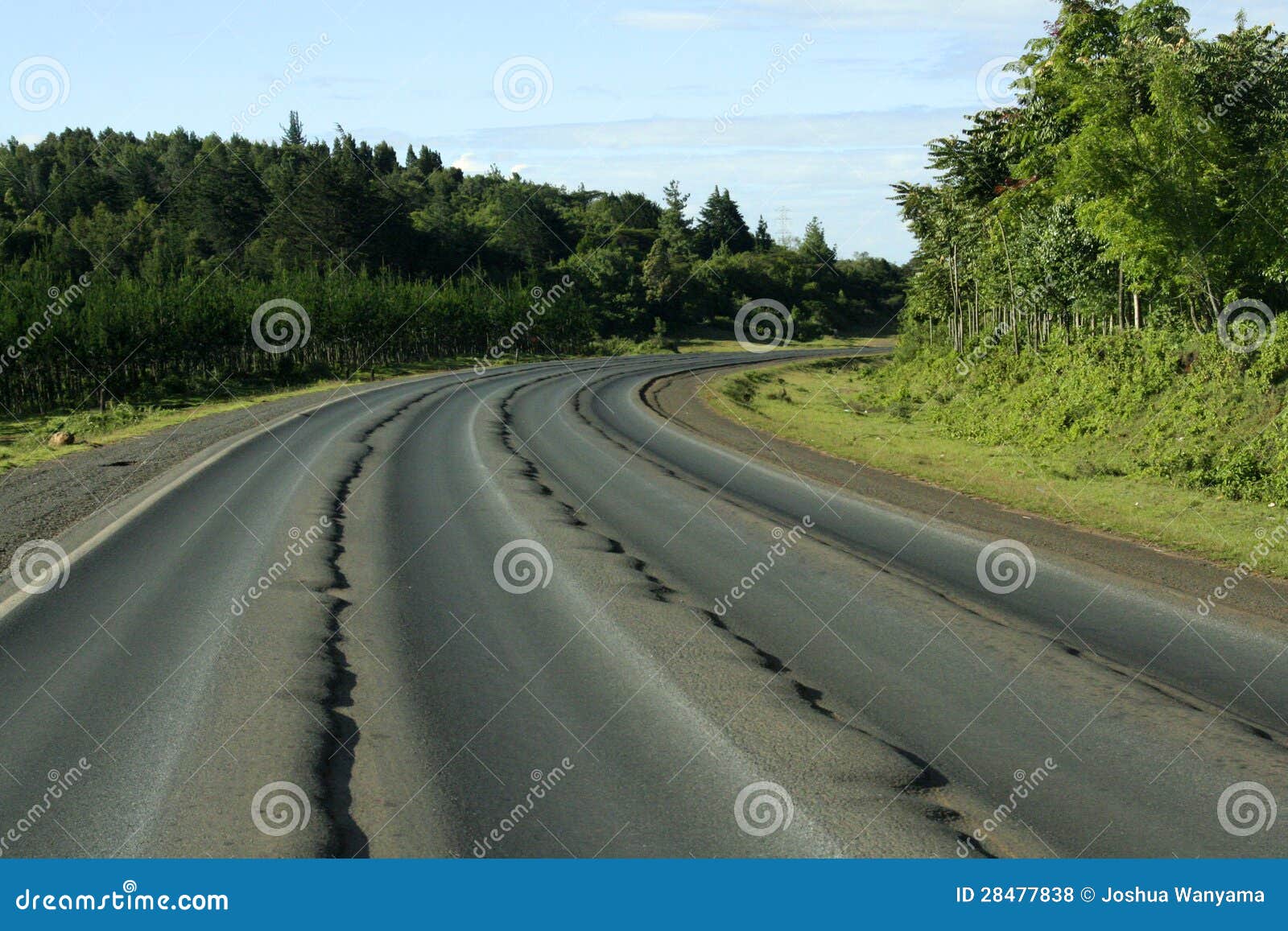 Bad road stock photo. Image of maintenance, clouds, industry - 28477838