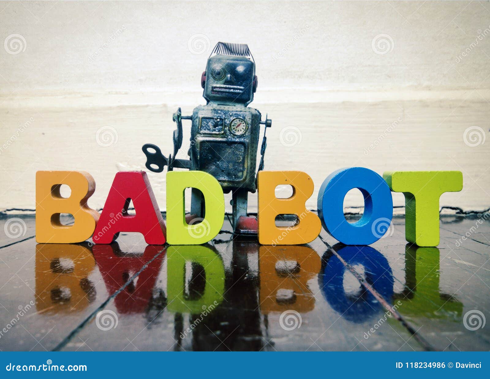 Bad robot stock photo. Image of child, play, unfriendly - 118234986