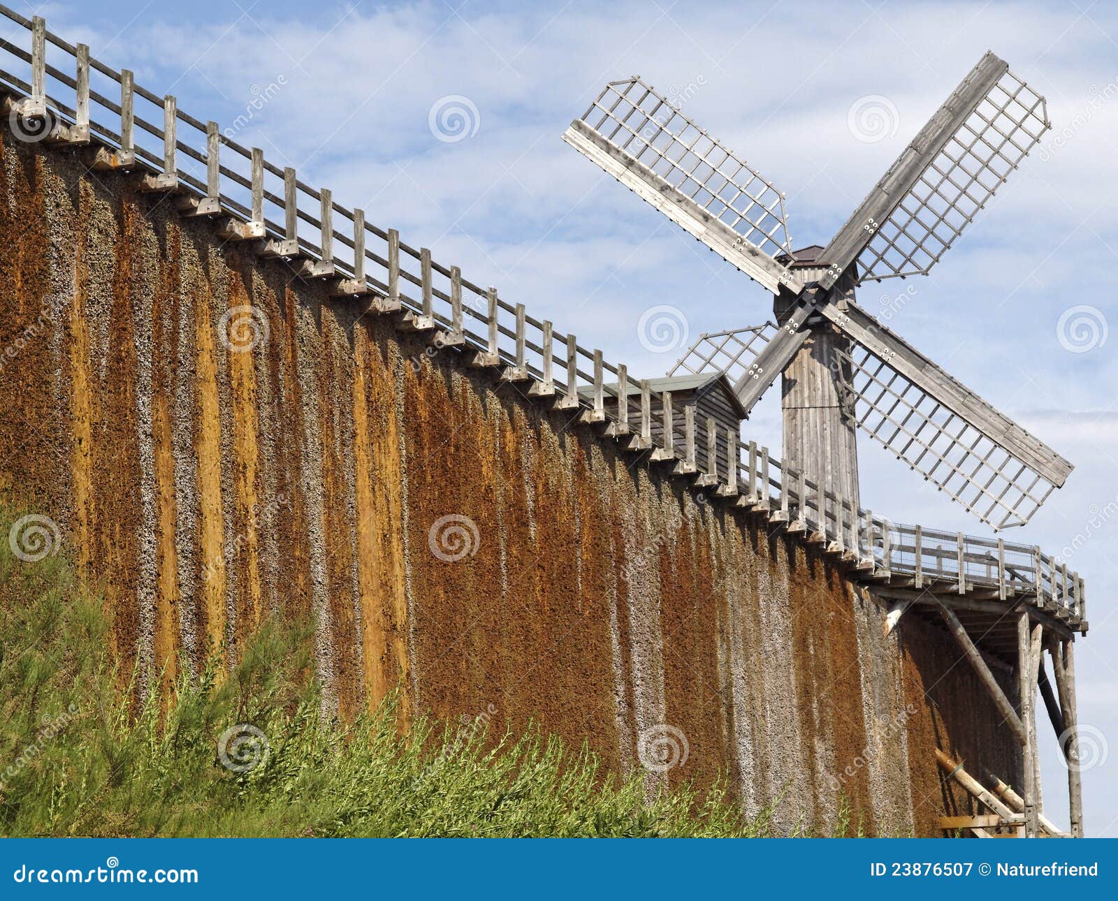 Bad Rothenfelde, Salt-works with Windmill, Germany Stock Image - Image ...