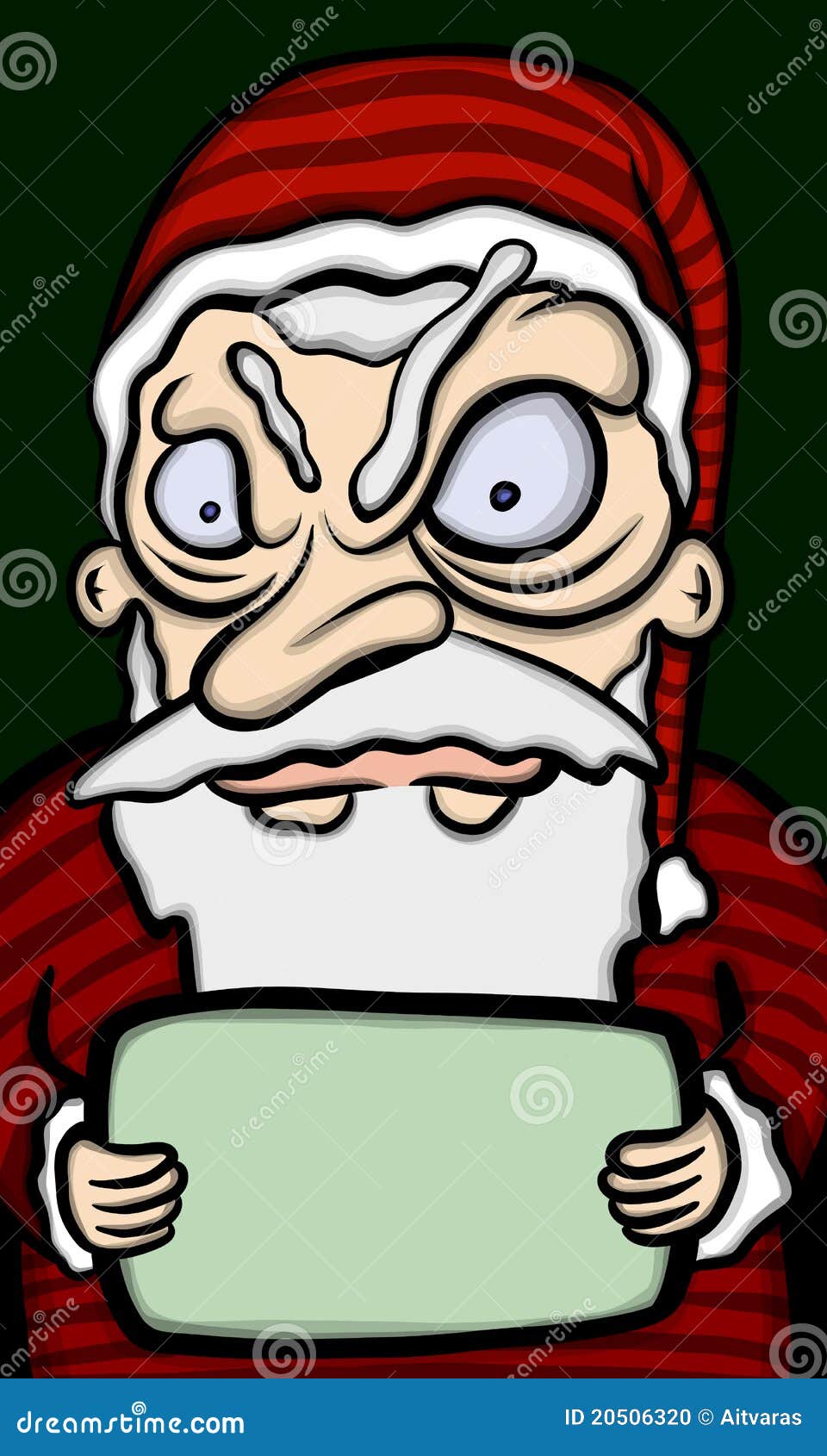 Evil Santa Claus Drawing