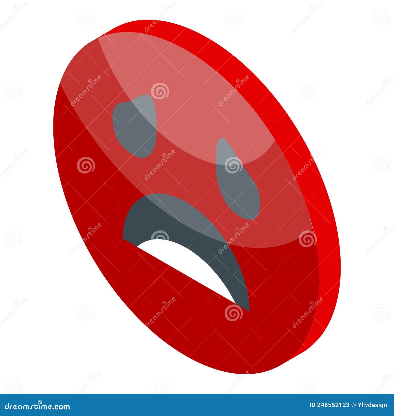 Bad Satisfaction Level Icon Isometric Vector. Customer Feedback Stock ...