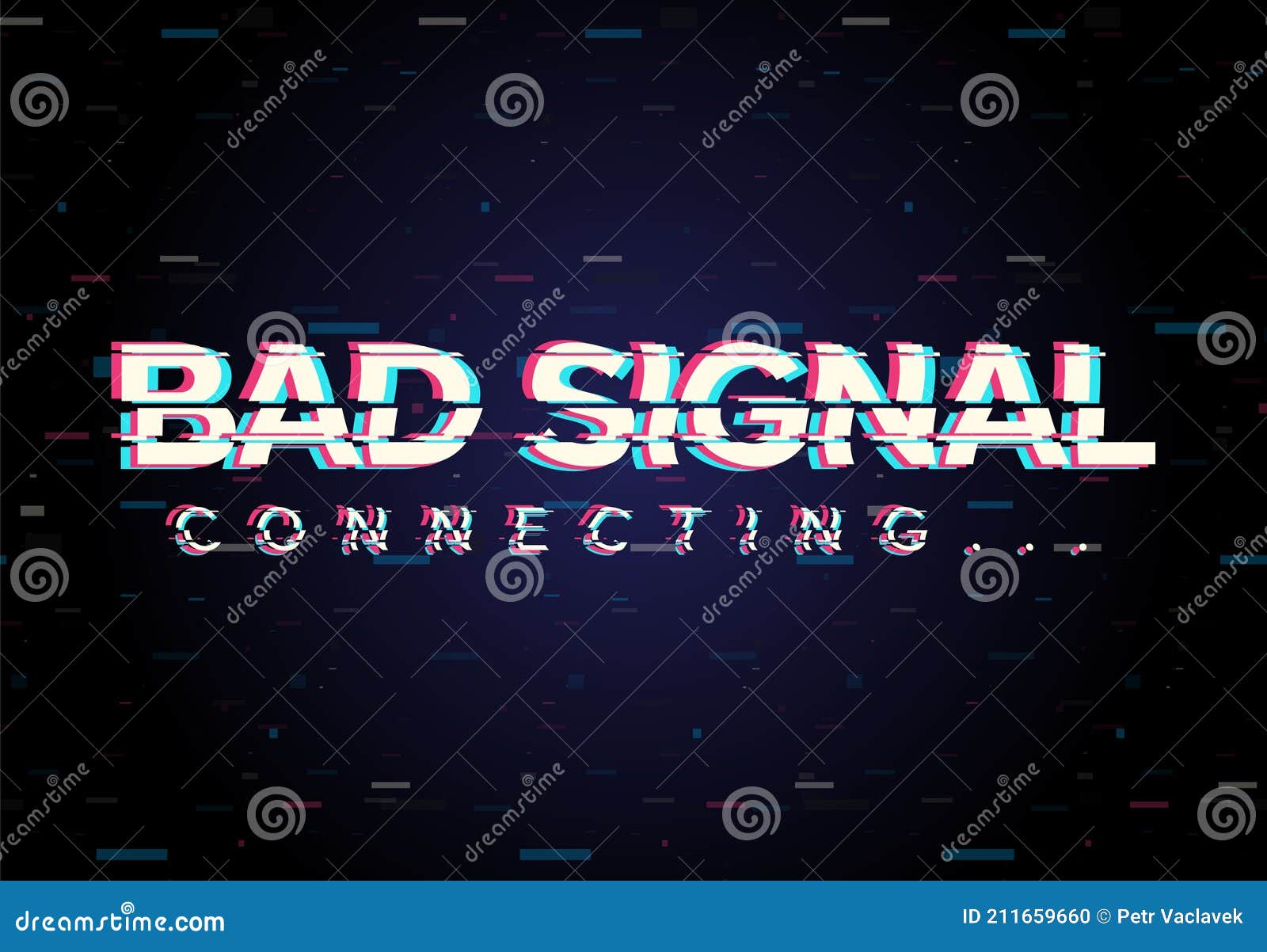 Bad signal screen template stock vector. Illustration of joke - 211659660