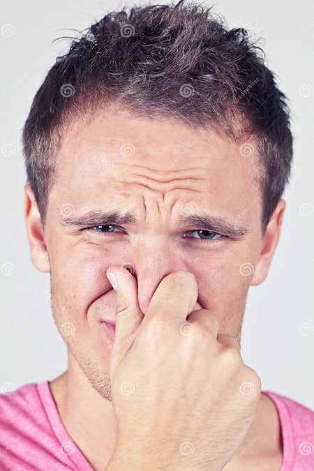 Bad smell? stock photo. Image of smell, face, human, disgusting - 16234274