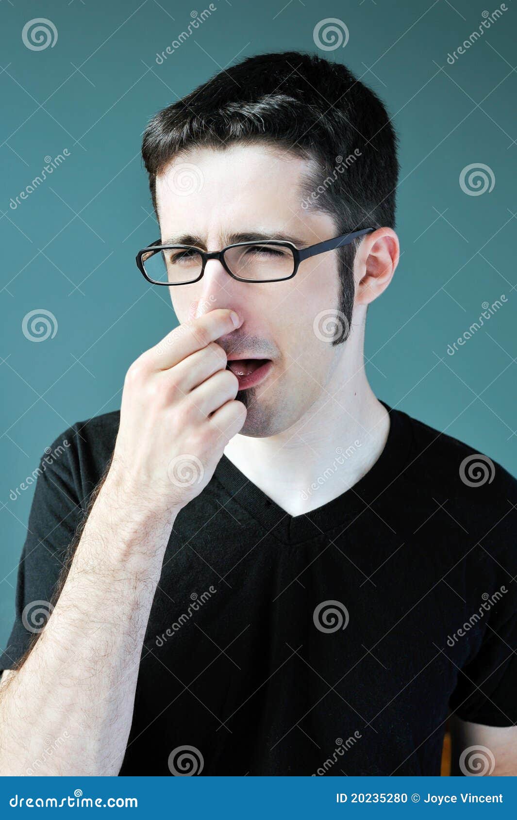 Bad smell stock photo. Image of portrait, disgusting - 20235280
