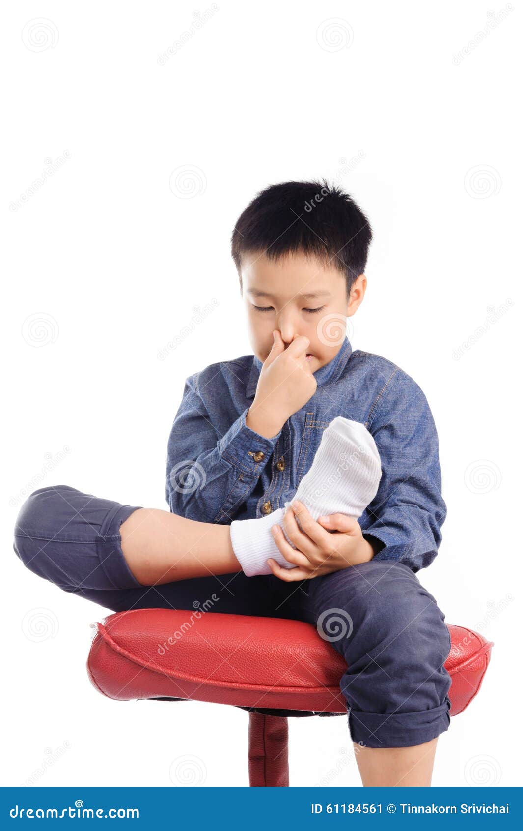 Bad smell sock stock image. Image of nose, washing, hand - 61184561