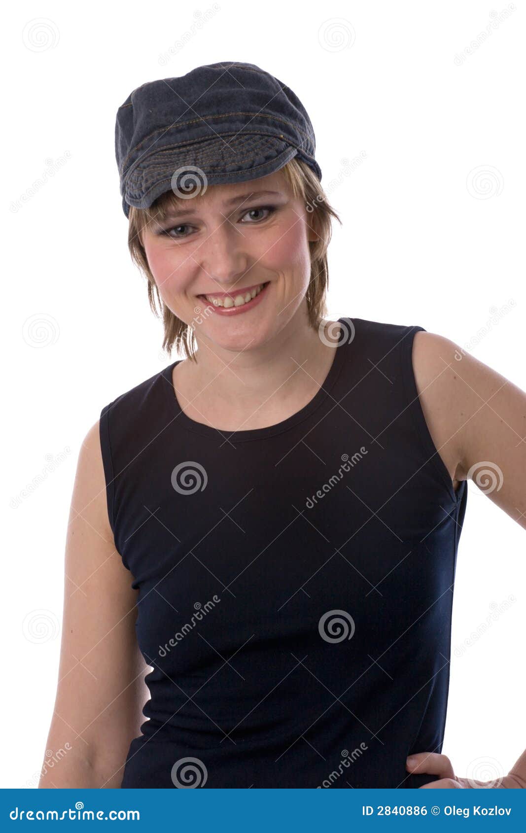 Bad smiling girl stock photo. Image of bizarre, aggressive - 2840886