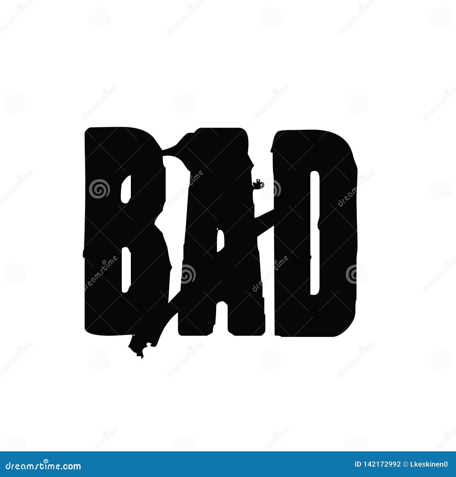 Bad stamp on white stock vector. Illustration of letter - 142172992