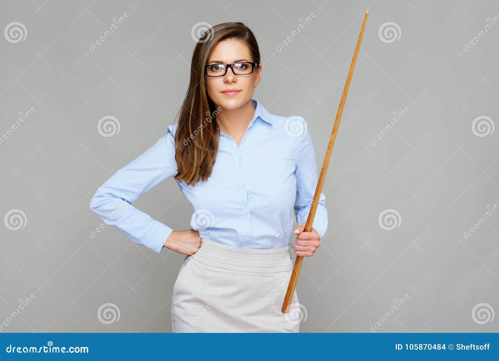 Bad Teacher. Woman Holding Wooden Pointer Stock Photo - Image of ... Bad Teacher. Woman Holding Wooden Pointer Stock Photo - Image of ...