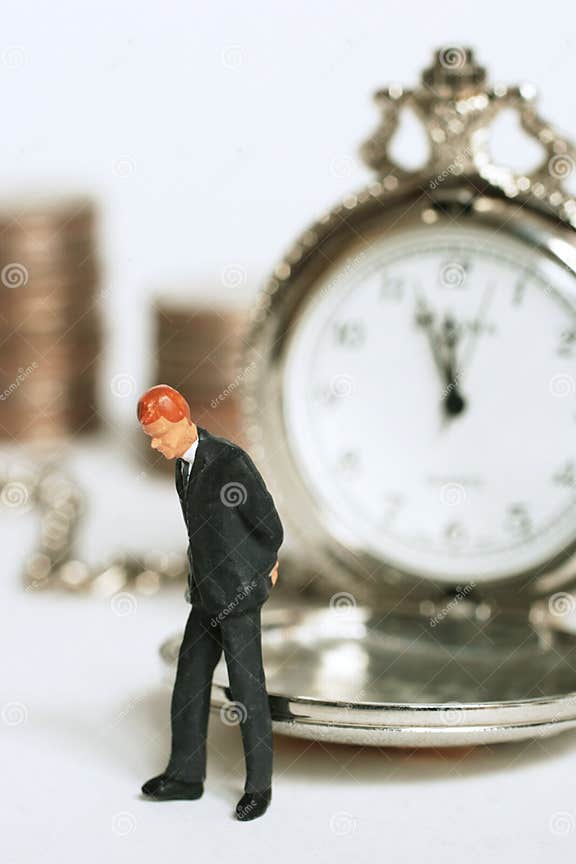 Bad timing stock photo. Image of mini, timed, stress, businessman - 2283678