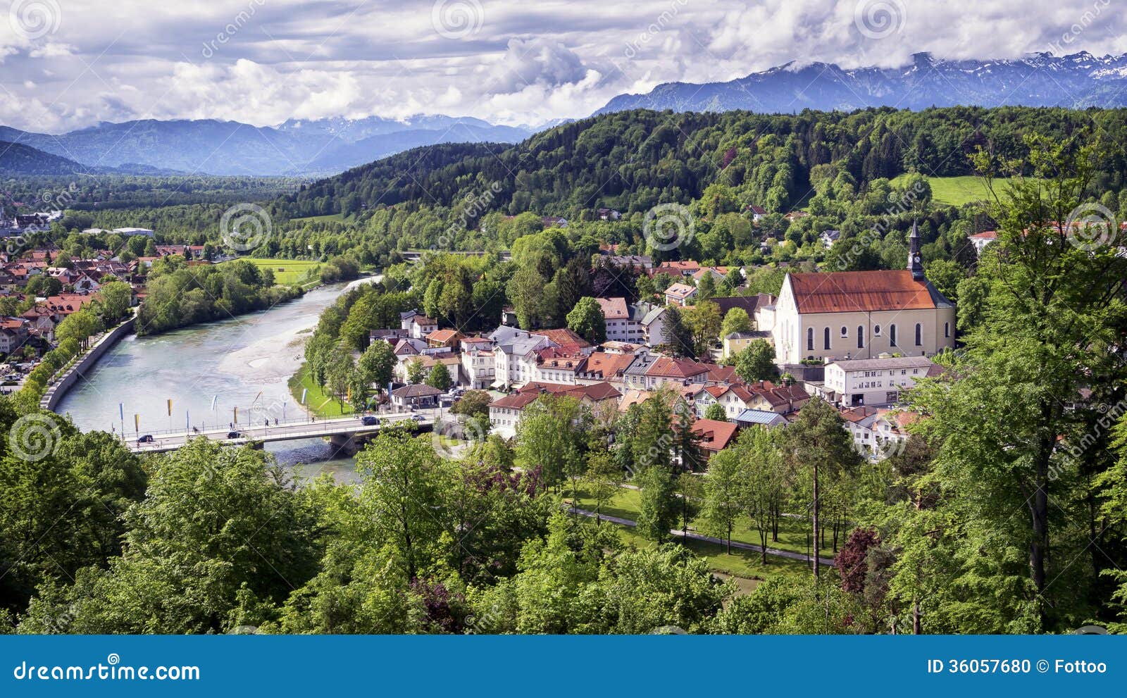 Bad toelz stock photo. Image of bavaria, people, horizontal - 36057680