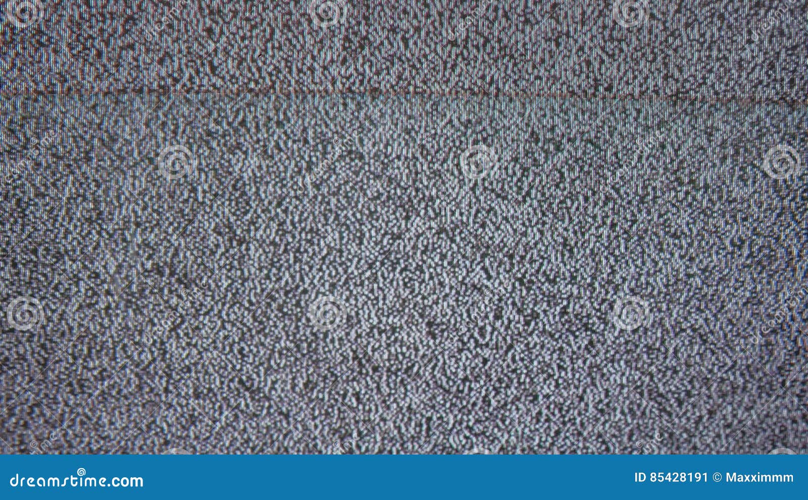 Bad Tv Signal Noise Interference Screen the Television Stock Image ...