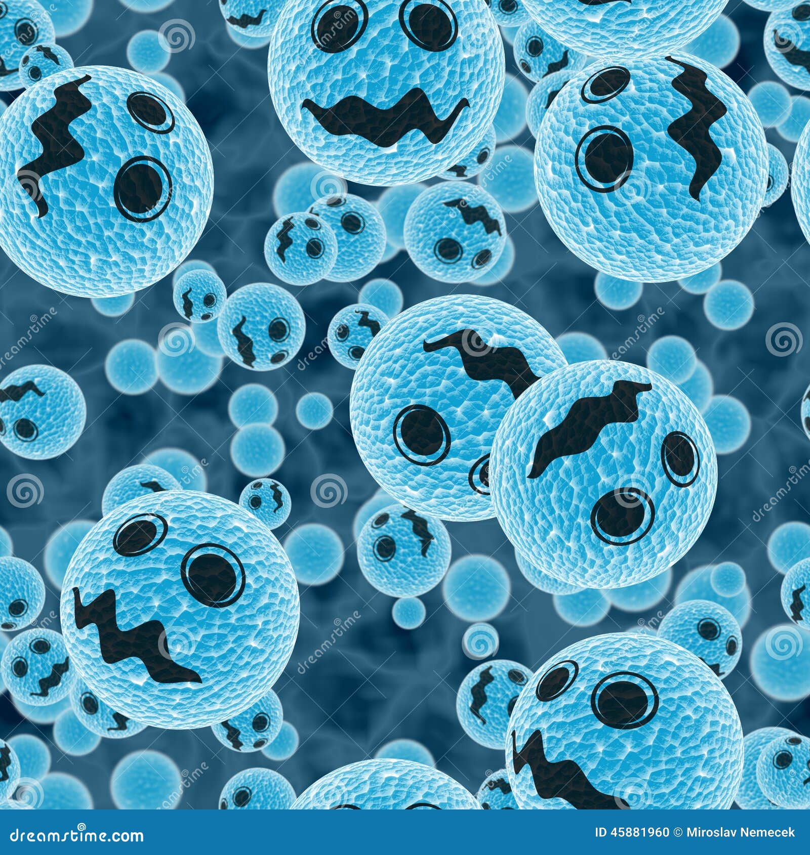 Bad Virus Seamless Generated Hires Texture Stock Illustration ...